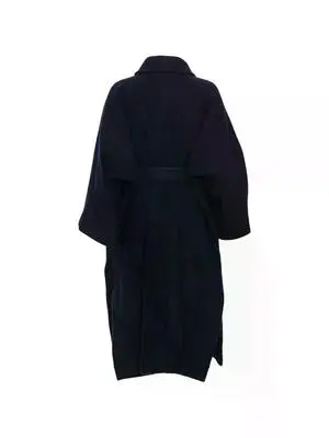 Henrik Vibskov Toadcoat Plaid-belt Coat