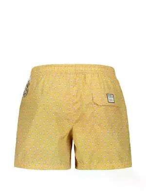 Fedeli Graphic-print Drawstring Swim Shorts
