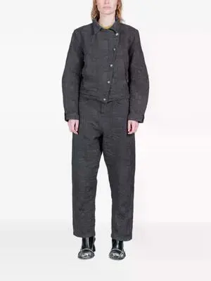 Henrik Vibskov Crinkled Grid Jacquard Jacket
