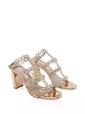 AQUAZZURA Infinity Chain Heeled Sandals