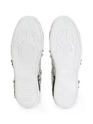 Dolce & Gabbana Graffiti-print Heart-patch Sneakers