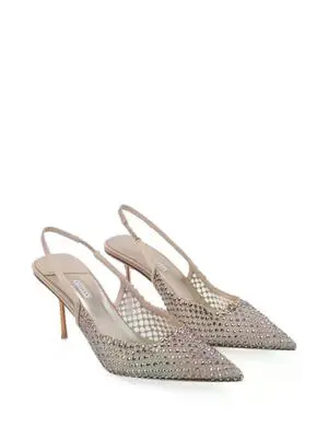 LE SILLA Gilda Fierce Crystal-embellished Heeled Pumps