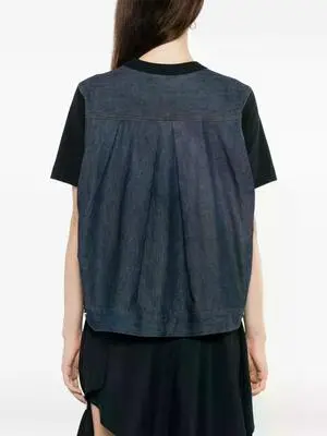 Sacai Denim X Cotton T-shirt