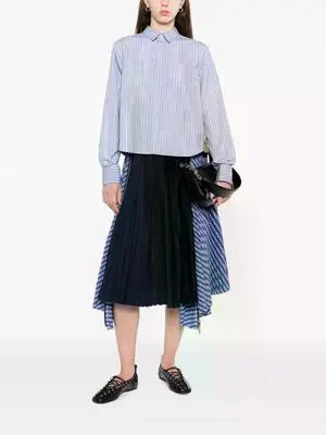 Sacai Striped Twill Shirt