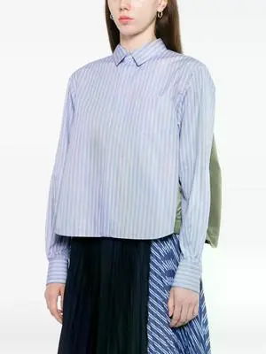 Sacai Striped Twill Shirt