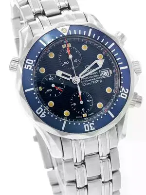 Omega Seamaster Diver 41mm Chronograph Watch - Blue