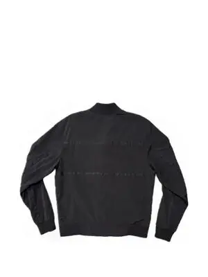 Nike Nba Golden State Warriors Courtside Bomber Jacket - Black