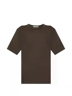 LEMAIRE Crew-neck T-shirt - Brown