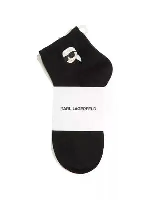 Karl Lagerfeld K/ikon Embroidered Socks Set