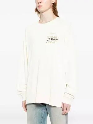 Maison Kitsuné Fox-print Long-sleeve T-shirt