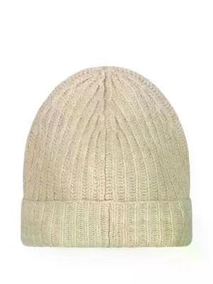 Malo Ribbed-knit Cashmere Beanie Hat - Neutrals