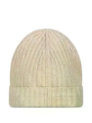 Malo Ribbed-knit Cashmere Beanie Hat - Neutrals