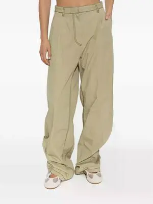 DIESEL® Contrast-stitch Wide-leg Trousers