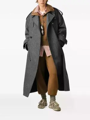 AMI Paris Wool Trench Coat