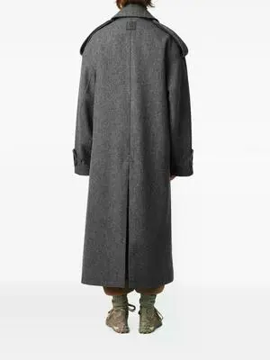 AMI Paris Wool Trench Coat