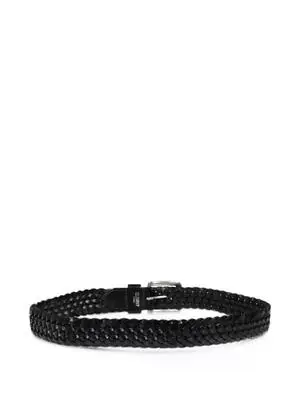 GLOWNY G Classic Braided Buckle Belt
