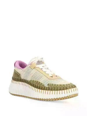 Chloé Nama Whipstitched Mesh Sneakers