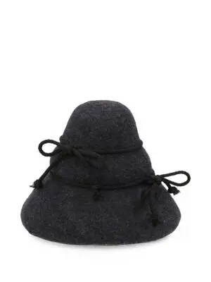 Henrik Vibskov Tower Rope-tie Hat - Grey