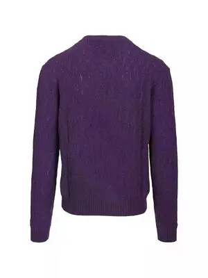 Etro Pegaso Cable-knit Sweater