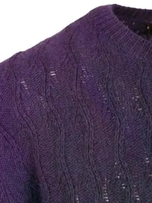 Etro Pegaso Cable-knit Sweater