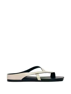 ALOHAS Dawn Asymmetric Sole Leather Sandals - Neutrals