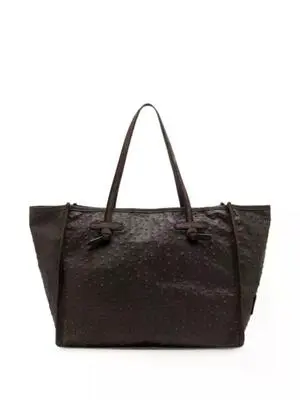 GIANNI CHIARINI Marcella Ostrich-effect Tote Bag
