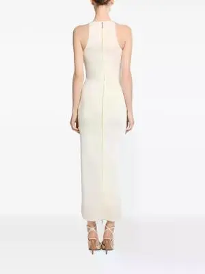 Elie Saab Bow-detailed Cut-out Maxi Dress
