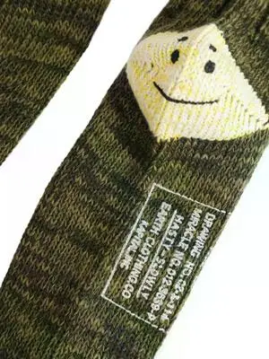 Kapital Rainbowy Happy Heel Socks