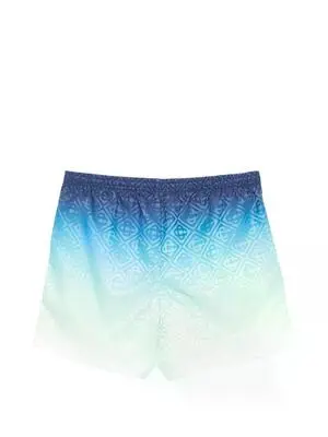 Casablanca Gradient Swim Shorts - Blue
