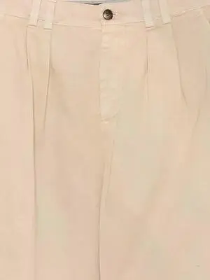Canali Pleated Cotton Trousers