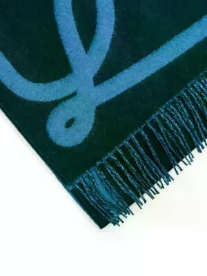 Loewe Fringed-hem Scarf