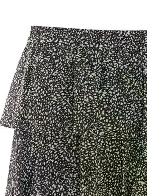 Michael Kors Tiered Ruffled Mini Skirt