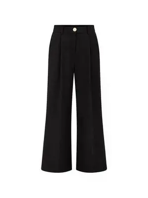 Armani Exchange Wide-leg Trousers - Black