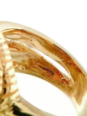 LB EXCLUSIVE 18k Yellow Pearl And Diamond Ring - Gold