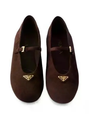 Prada Suede Ballerinas