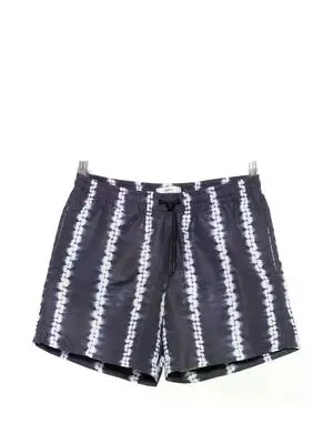 Commas Shibori Stripe Swim Shorts - Blue