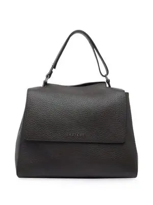 Orciani Sveva Leather Shoulder Bag - Brown