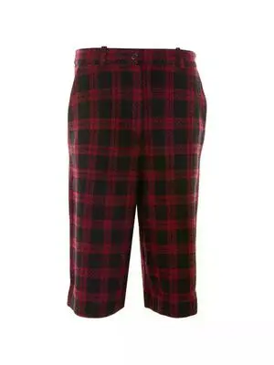 Pinko Check-pattern Knee-length Shorts