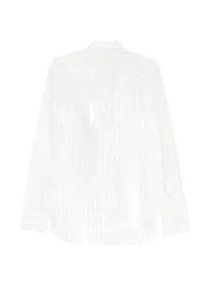 Canali Pinstripe-pattern Long-sleeve Shirt