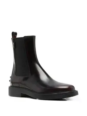 TOD'S Gommino-detail Round-toe Chelsea Boots
