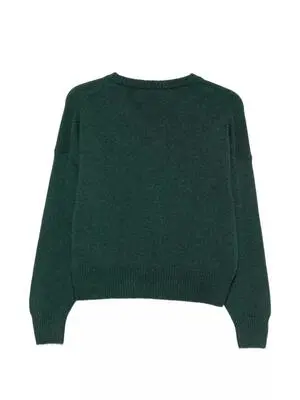 Incentive! Cashmere Connie V-neck Cashmere Sweater - Green