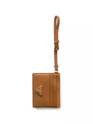 Prada Nappa-leather Card Holder - Neutrals