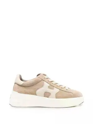 Hogan Logo-patch Platform Sneakers - Neutrals