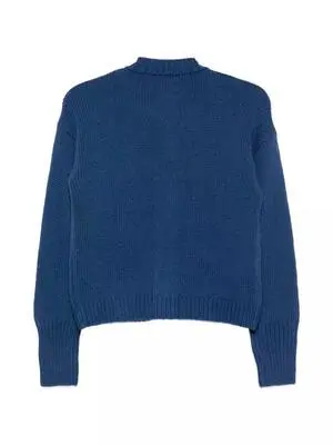 Incentive! Cashmere Erro Chest-pocket Button-up Cardigan