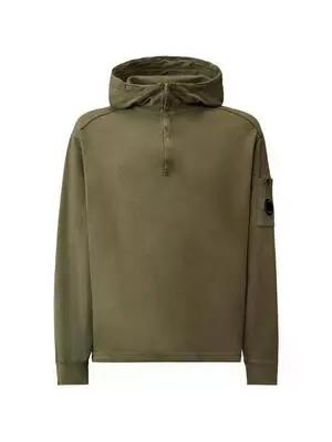 C.P. COMPANY Half-zip Hoodie - Green