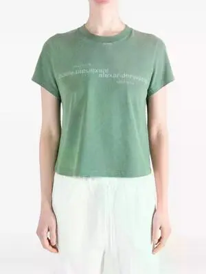 Alexander Wang Logo-print Short-sleeve T-shirt