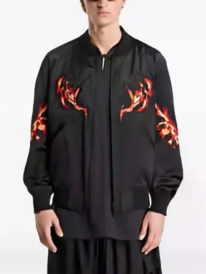 Y3 Souvenir Graphic-embroidered Bomber Jacket