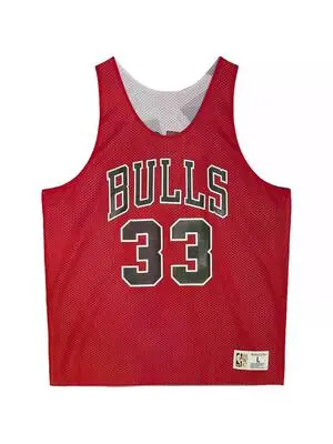 Mitchell & Ness X Nba Chicago Bulls Scottie Pippen Reversible Mesh Tankt Top - Red