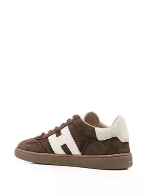 Hogan Paneled Suede Sneakers
