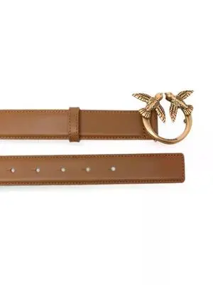 Pinko Love Birds Buckle Leather Belt